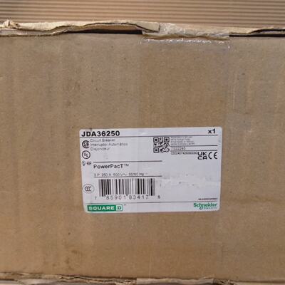 NEW In Box Square D JDA JDA36250 3 Pole 250 Amp 600V ILine C