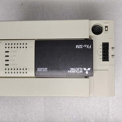 原装三菱PLC型号FX3U32MTESA带485模