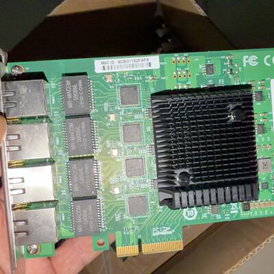 联瑞LRES3004PTA四口千兆网卡PCIex4接口-议价
