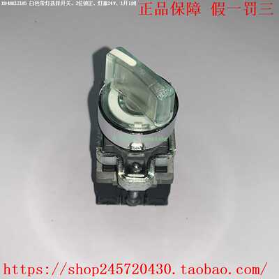 XB4BK121B5XB4BK123B5XB4BK124B5施耐德带灯选择开关