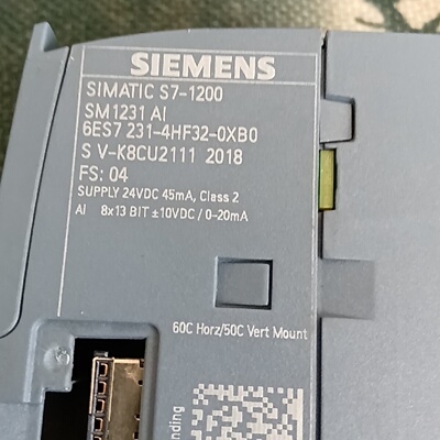 S71200模拟量输入模块型号SM1231AI-询