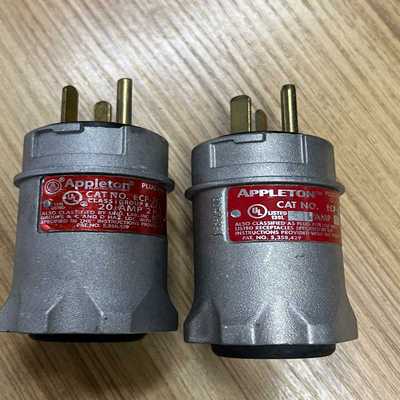 美国铸铝Appleton阿斯顿电源插头，--议价商品