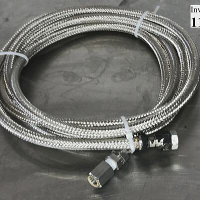 15 feet Stainless Steel Cryogenic Tubing 58 inch Inside Diam