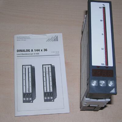 Unused  GMW A1400 DINALOG A 144 x 36 Bar graph indicator 100