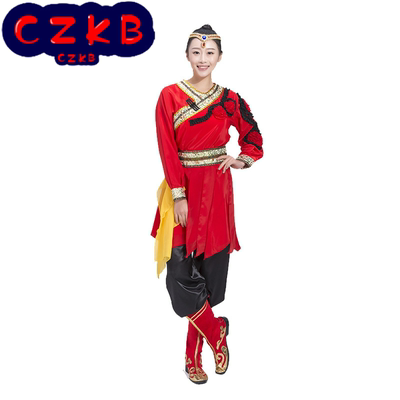 蒙古服装女舞蹈演出服成人新款盛