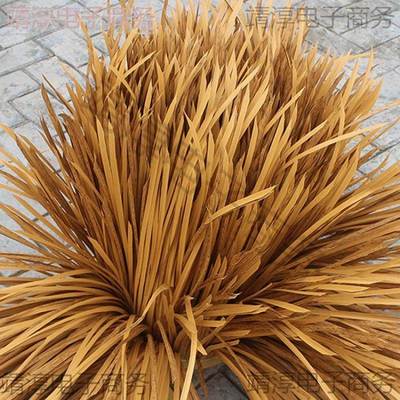 成卷古仿茅真茅瓦假人造料毛SHD防火塑阻燃耐用户外仿屋顶装饰