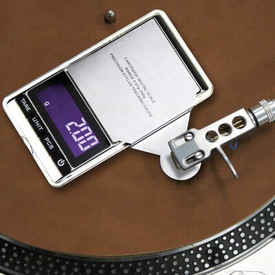 LP黑胶伴侣唱机唱头唱针 针压计 专业更K准确 高精密度数字针压磅