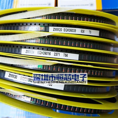 原装芯片贴片稳压二极管0.5W ZMM6V8 LL-34 6.8V 1206黑带2.5K/盘