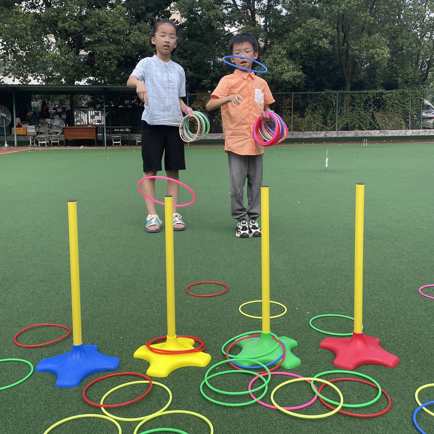 儿童户外活动套圈幼儿园投掷玩具感统训练器材亲子比赛套圈圈游戏