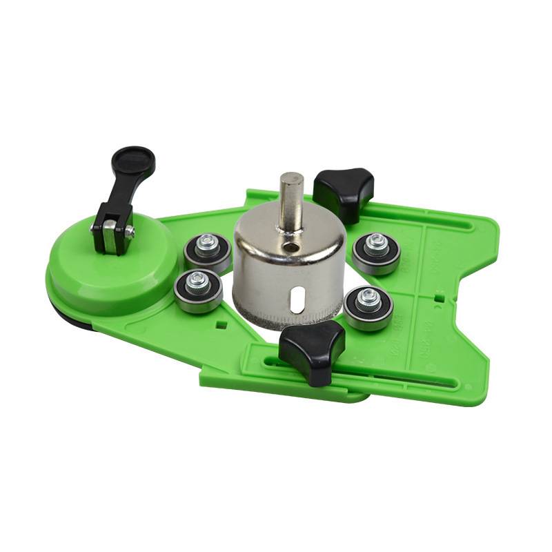玻璃瓷砖开孔定位器辅助工具多工能钻头吸盘大理石打孔器神器调节