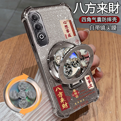 适用oppok12手机壳带支架高级感