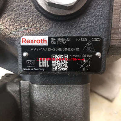 议价力士乐叶片泵PV7-1A/10-20RE01MC0-10 R900534143排量10-20产