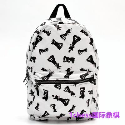 1chess国象棋2019CAA新际款国棋际象书包棋手时尚肩双揹包