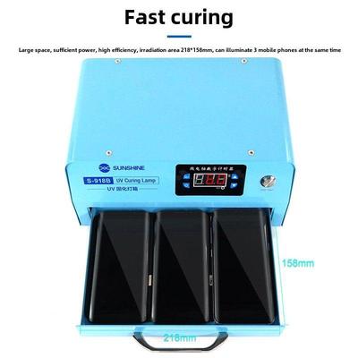 手机维修UV胶紫光固化灯箱LED灯珠30W大功率曲面屏光学无影胶烤箱