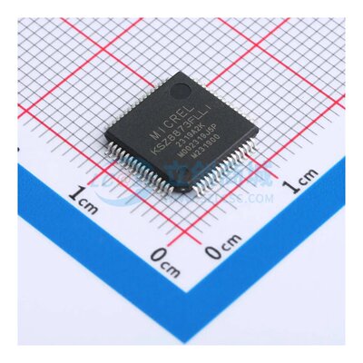 以太网收发器 KSZ8873FLLI LQFP-64(10x10) 原装
