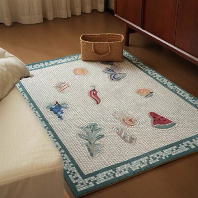 TipToe百润和 地毯客厅卧室2025新款现代艺术地毯床边毯厚实防滑