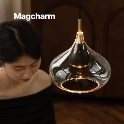 诺克Magcharm黑珍珠卧室床头吊灯高级轻奢主卧氛围小吊灯玄关吊灯