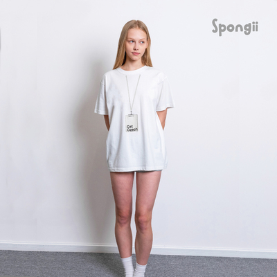 遛狗人猫猫教练工牌宽松短袖