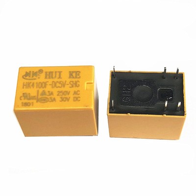 全新原装 HK4100F-DC24V-SHG 24V汇科继电器 6脚一组转换3A250VAC