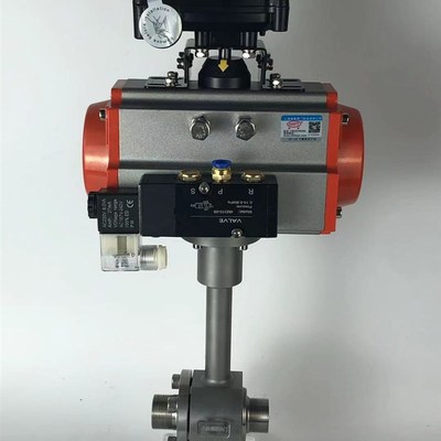 气动低温球阀DQ611F液态氧液氢乙烯丝扣口焊接液氮防爆切断阀DN20