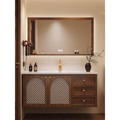 2025新款浴室柜组合定制卫生间卫浴柜可丽耐一体盆洗漱台陶瓷一体