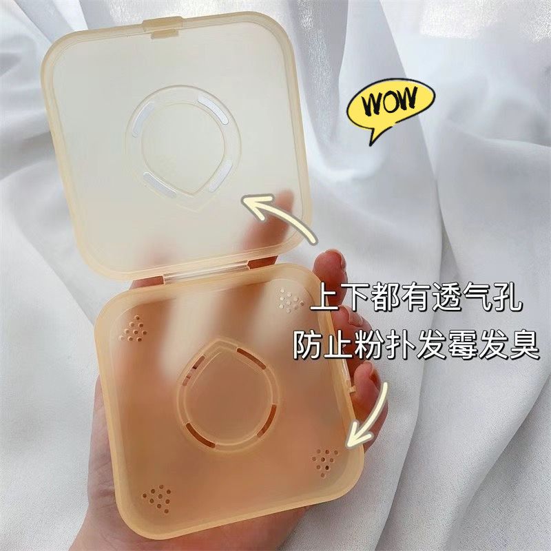 收纳盒透气盒子棉花糖空盒透明防尘通用相机盒收纳盒便捷透气盒子