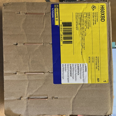 SquareDSchneiderH60XBDEnclosedSwitch60ANema7/9**NEW