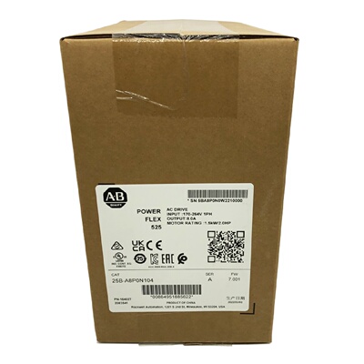 议价25B-A8P0N104变频器罗克韦尔Allen-Bradley全新现货25BA8P0N1