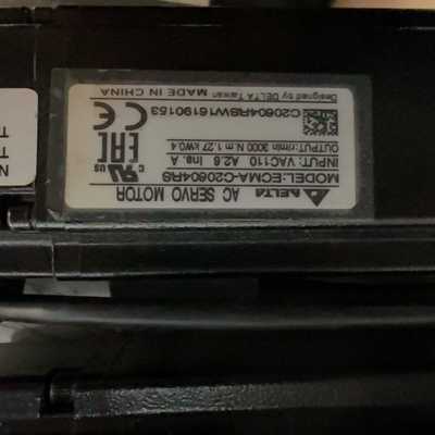 拆机台达伺服电机ECMA-C20604RSA2款400W--议价商品