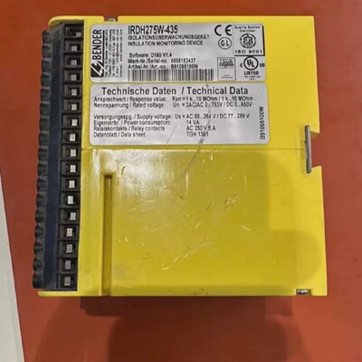 BENDERIRDH275W435绝缘检测仪