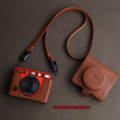 徕卡LEICA sofort2手作真皮保护套皮套底座相机包相机壳AI