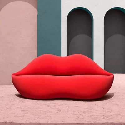 Gufram意大利BOCCA红唇沙发网红异形创意个性设计师客厅卧室沙发