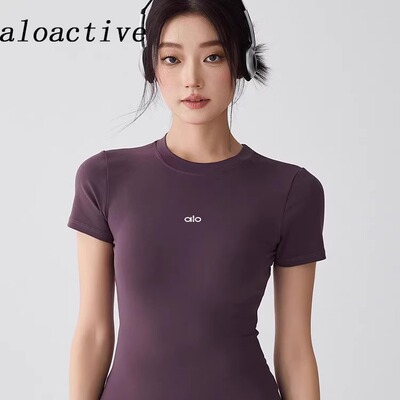 ALOACTIVE瑜伽T恤女修身透气