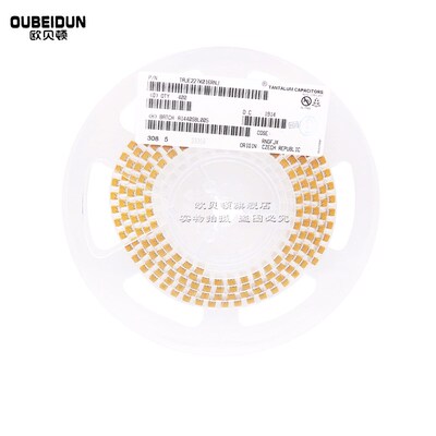 TAJC337K006RNJ 6032黄色贴片钽电容C型 6.3V 330UF ±10% 337J