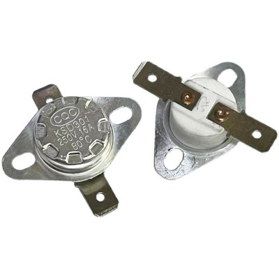 平脚16A 消毒柜电饼档电热水壶浴霸温控电暖温度开关限温热保护器