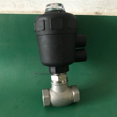 气动T型停止阀dn25气开吸附式除湿机水阀50螺纹腰鼓阀角座阀RJZF