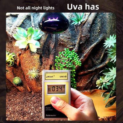 爬行动物宠物箱Uva夜灯宠物夜保温加热月光乌龟蜥蜴终身保修