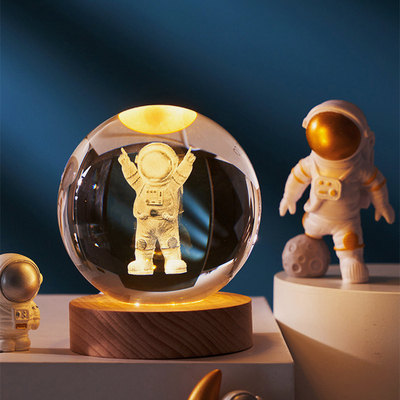 S L. PD.Stroll.发光水C晶球创意摆件月球纪念精致可爱丨漫系
