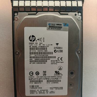 HP  583718-001 600G 6G DP 15K-询价