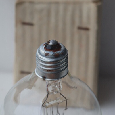 老式库存老产品220V500W瓦螺丝口船用灯泡