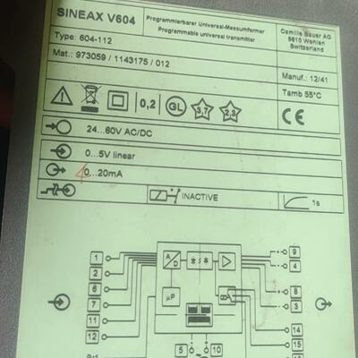 议价SINEAXV604604112原德国议价