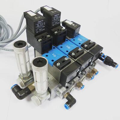 Festo 3x Magnetventile  2x VDMA24345D1  2x MSN1G24W used