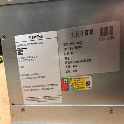 #电子元器件 西门子工控机IPC-3000S 工业计算机6A~议价