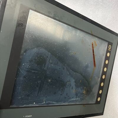 富士触摸屏V710T拆机实物图上电正常显示外壳完好无破，议价商品