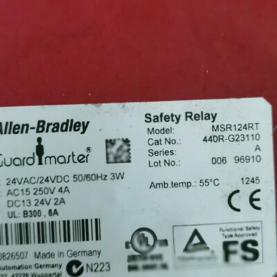 配件AB安全继电器MSR124RT440RG23110议价