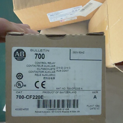 议价Ab Rockwell Control Relay 700Cf220e Br New  nuine Made I