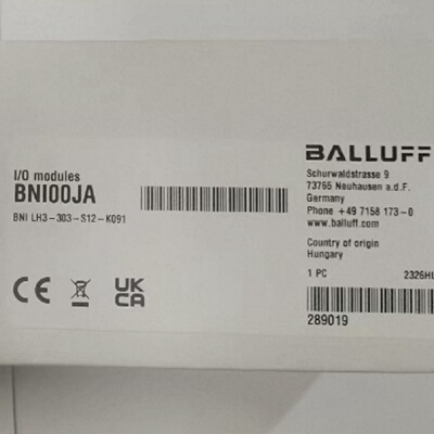 议价巴鲁夫BNI00AJ IO-Link模块 BNI IOL-303-S12-K091 全新原装
