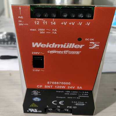 魏德米勒电源PROECO120W24V5A询价