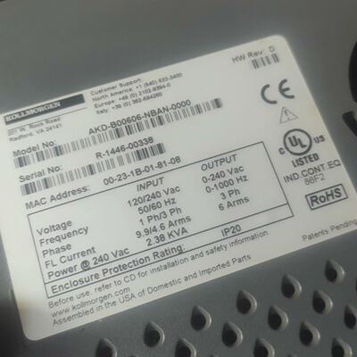 议价伺服驱动器两台型号AKDB00606NB议价