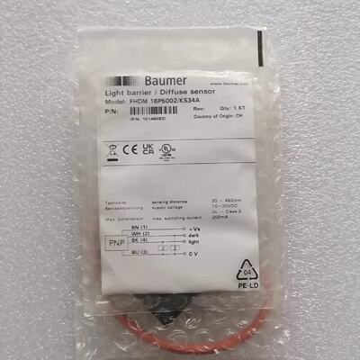 议价Baumer堡盟传感器FHDM 16P5002/KS34A订货号101460521正品议